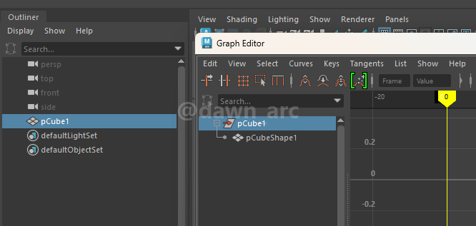 [Maya]Keyframe 01 - Graph Editor